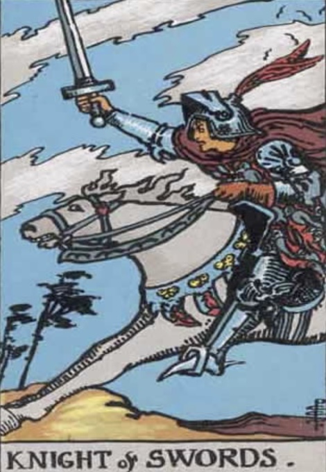 The Knight of Swords Tarot Card Meaning | Minor Arcana