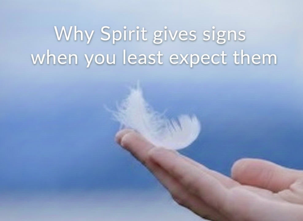 Hvorfor Ånden gir tegn når du minst venter dem